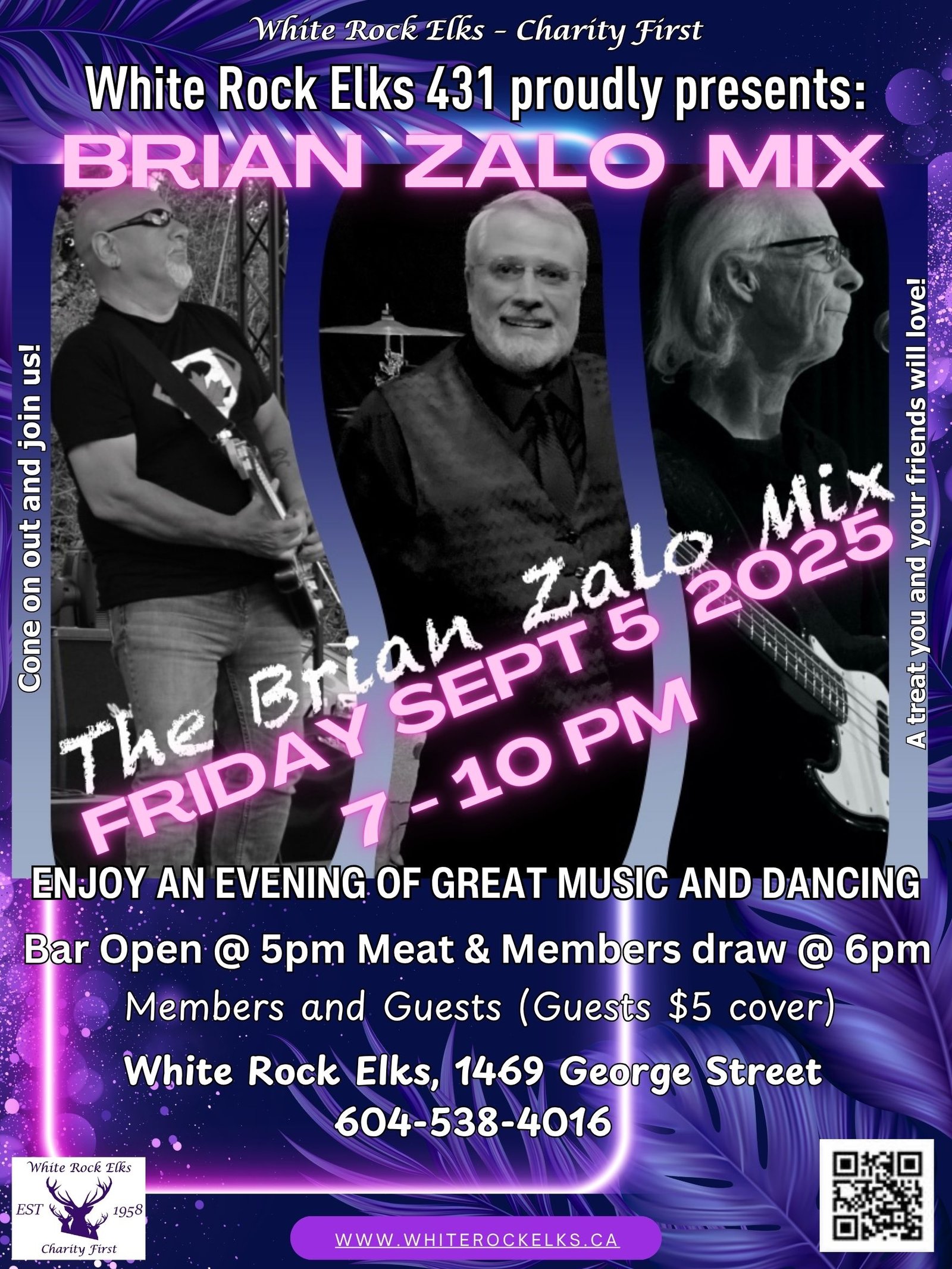 Upcoming Events at White Rock Elks